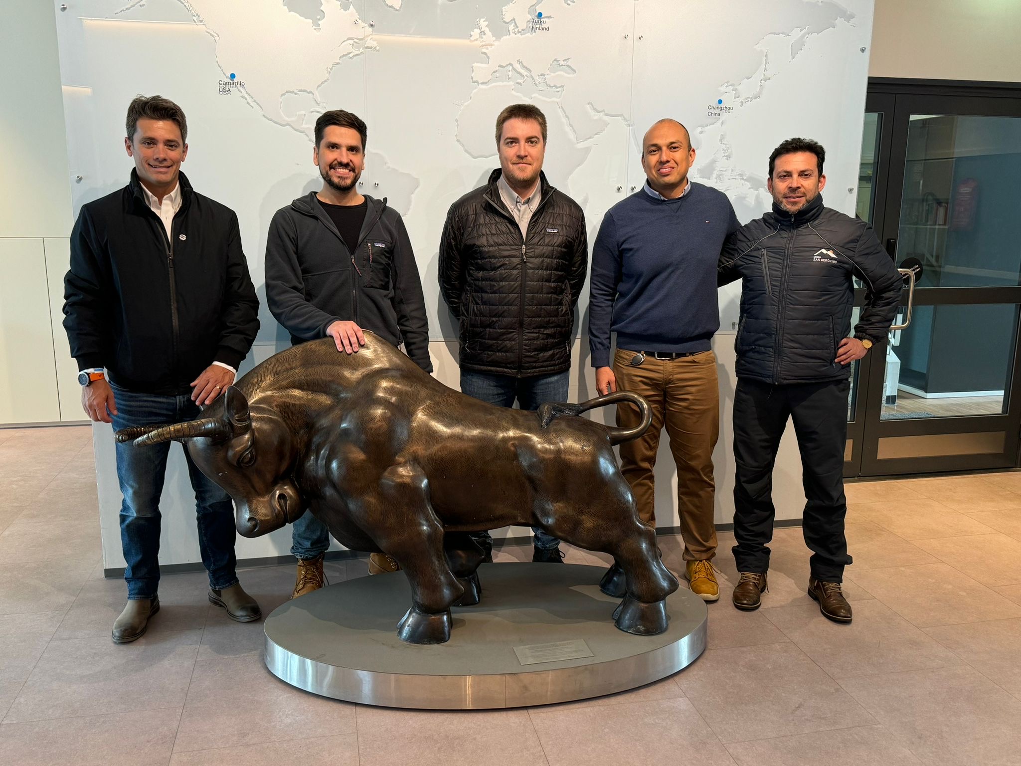 Equipo de San Gerónimo Visita Mina Rana Gruber